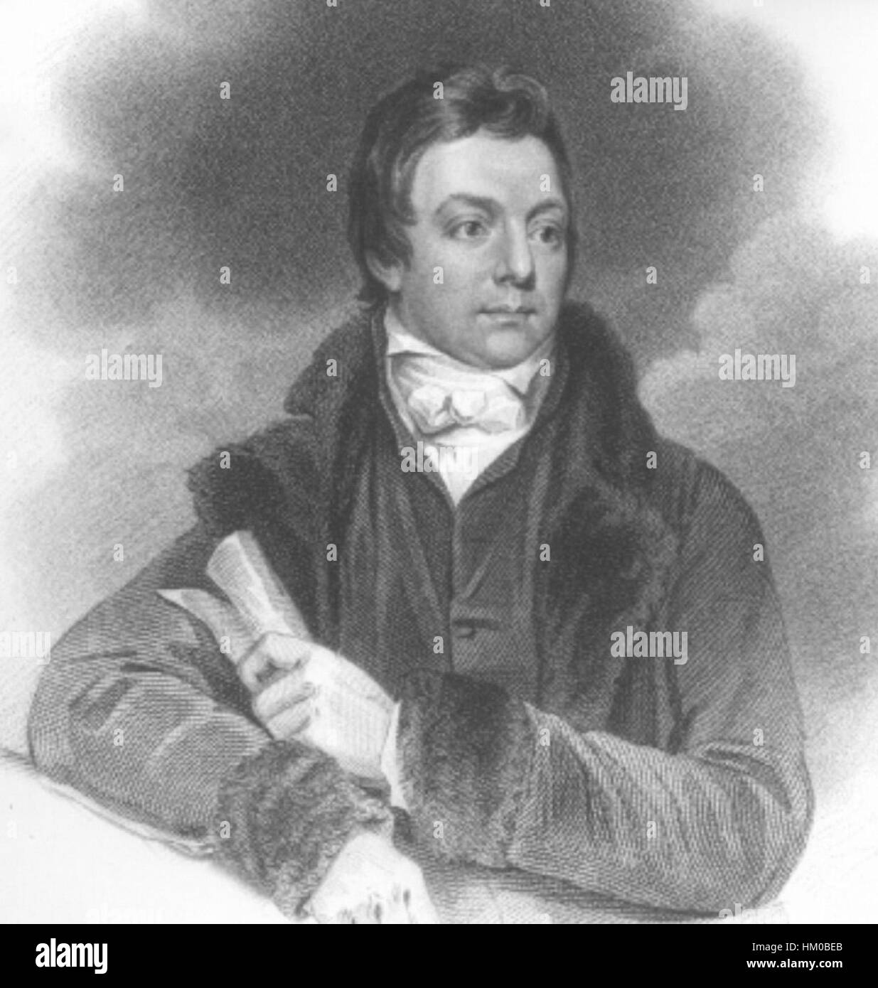 A portrait of Henry Salt painted by John James Halls. The artwork ...