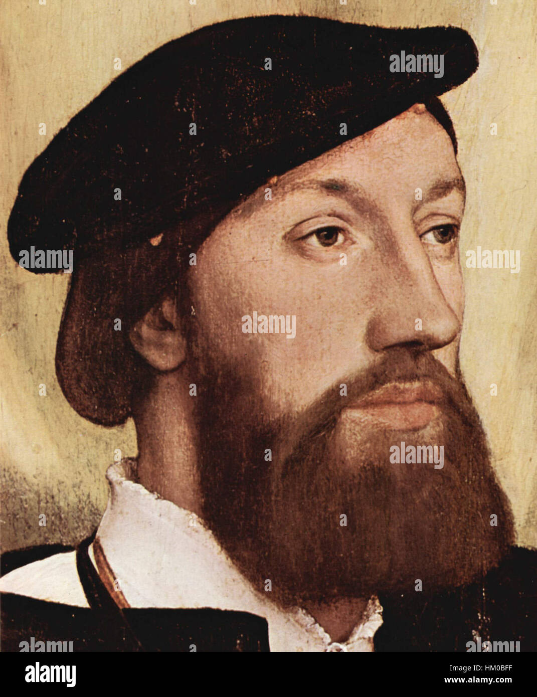 A portrait by Hans Holbein the Younger, an artist renowned for his ...