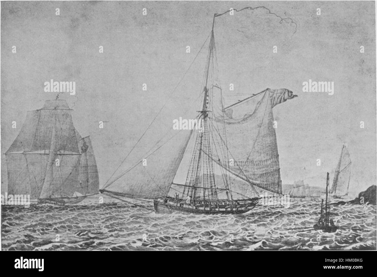 The H.M. Cutter Wickham was a British Royal Navy ship known for its ...