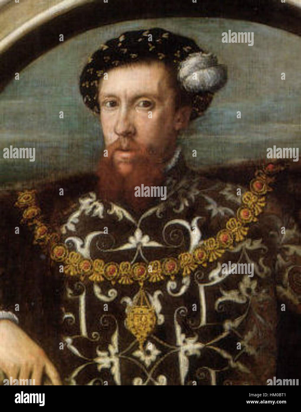 This historical detail from the portrait of Henry Howard, Earl of ...