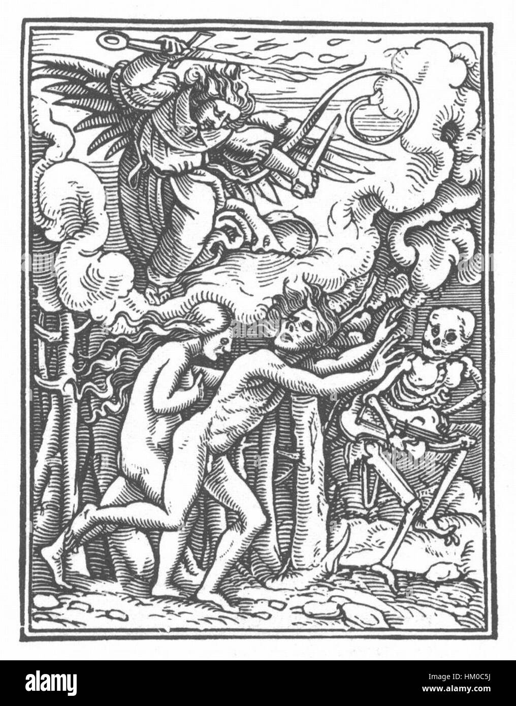 Danse macabre painting Black and White Stock Photos & Images - Alamy