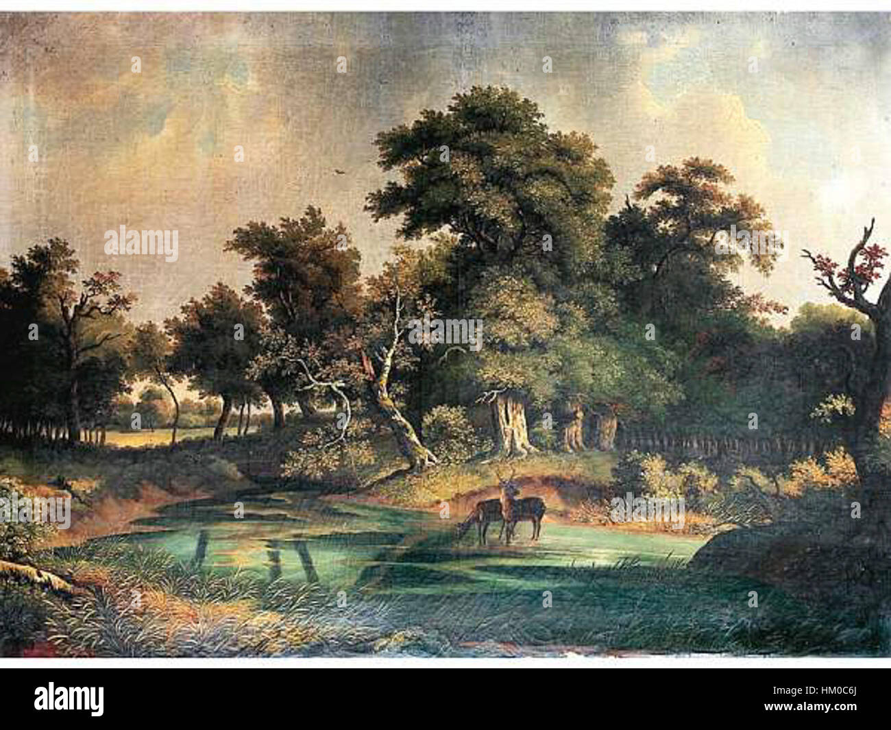 Hofbauer Wood is an antique painting known for its depiction of ...