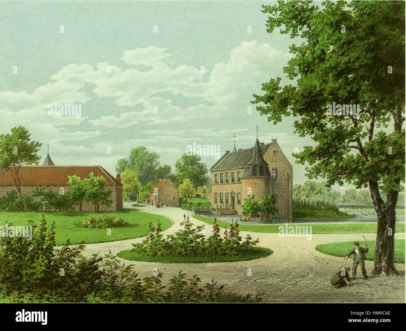 The 'Haus Huelhoven' is a historical property featured in the Duncker ...