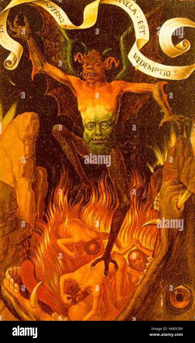 *Hell* by Hans Memling is a medieval painting that vividly depicts the torments of hell ...