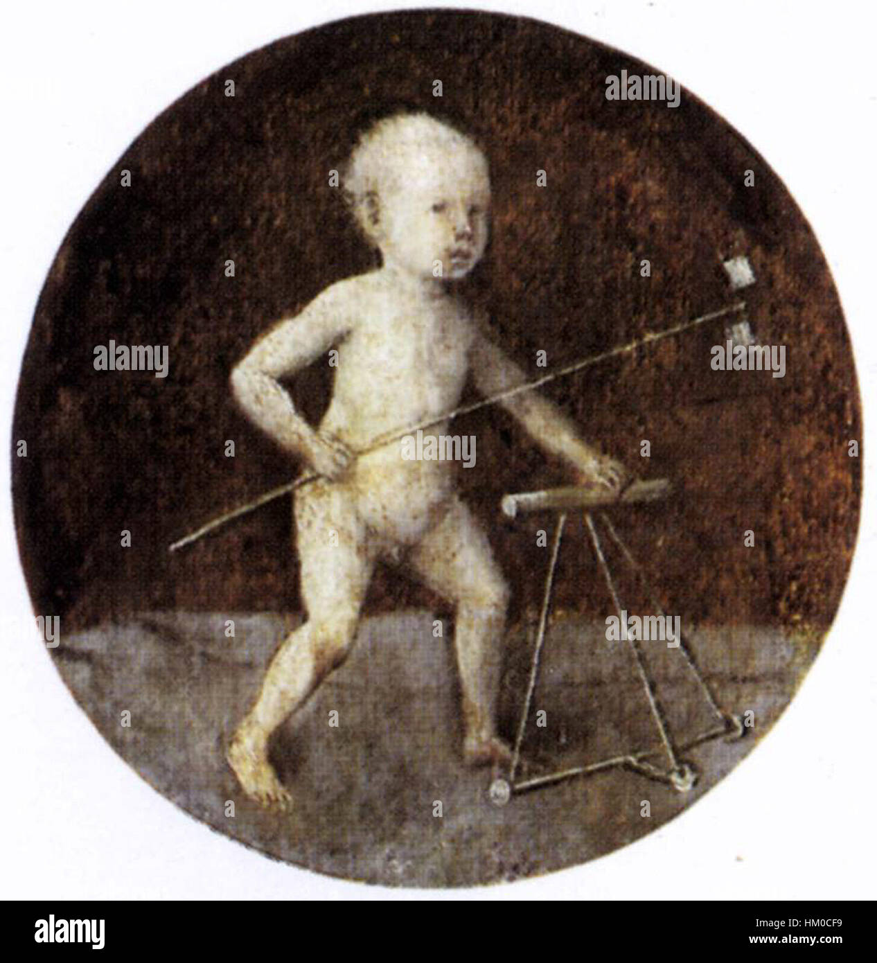Hieronymus Bosch's 'Christ Child with a Walking Frame' is a surreal and ...