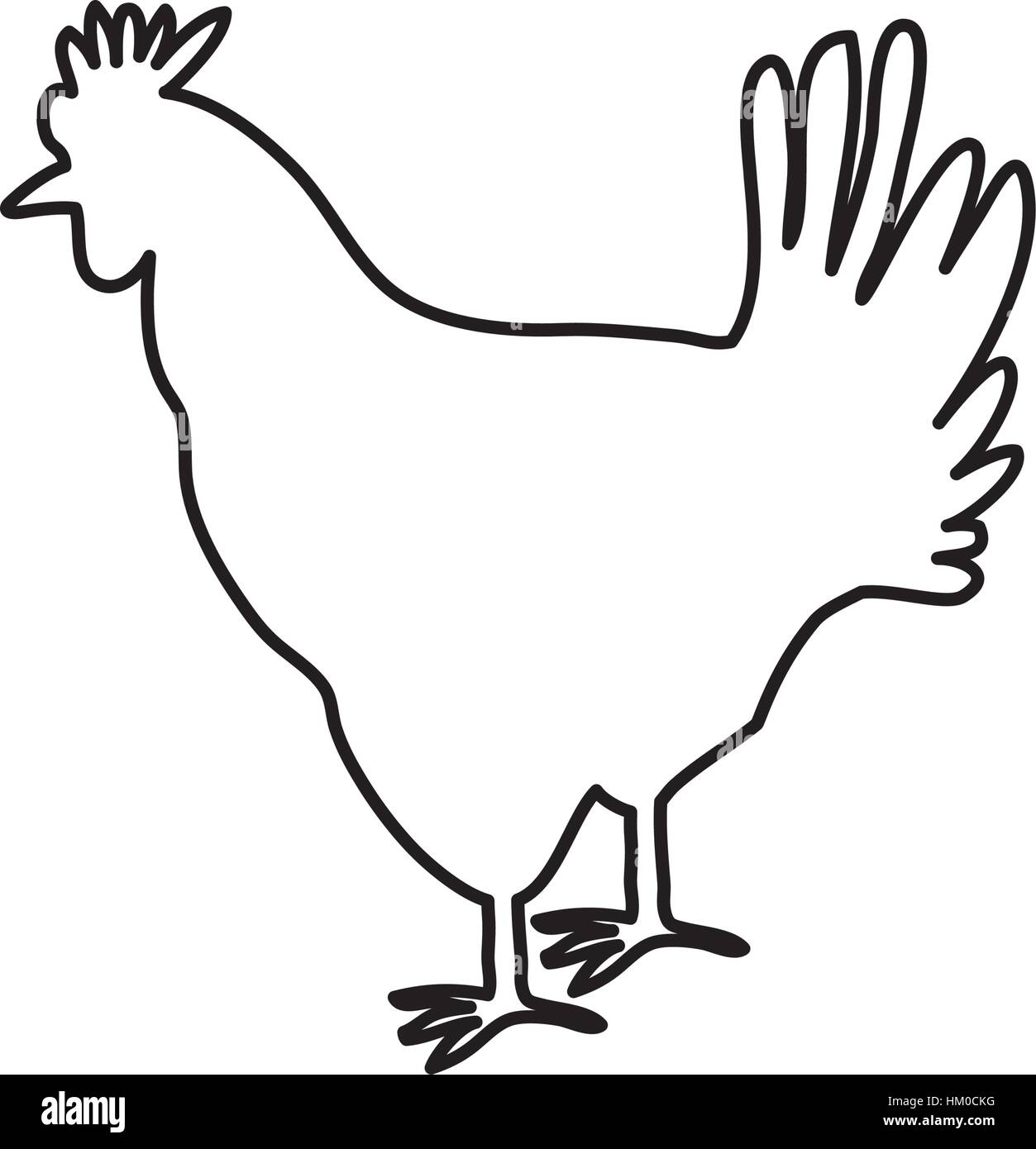 Silueta De Pollo