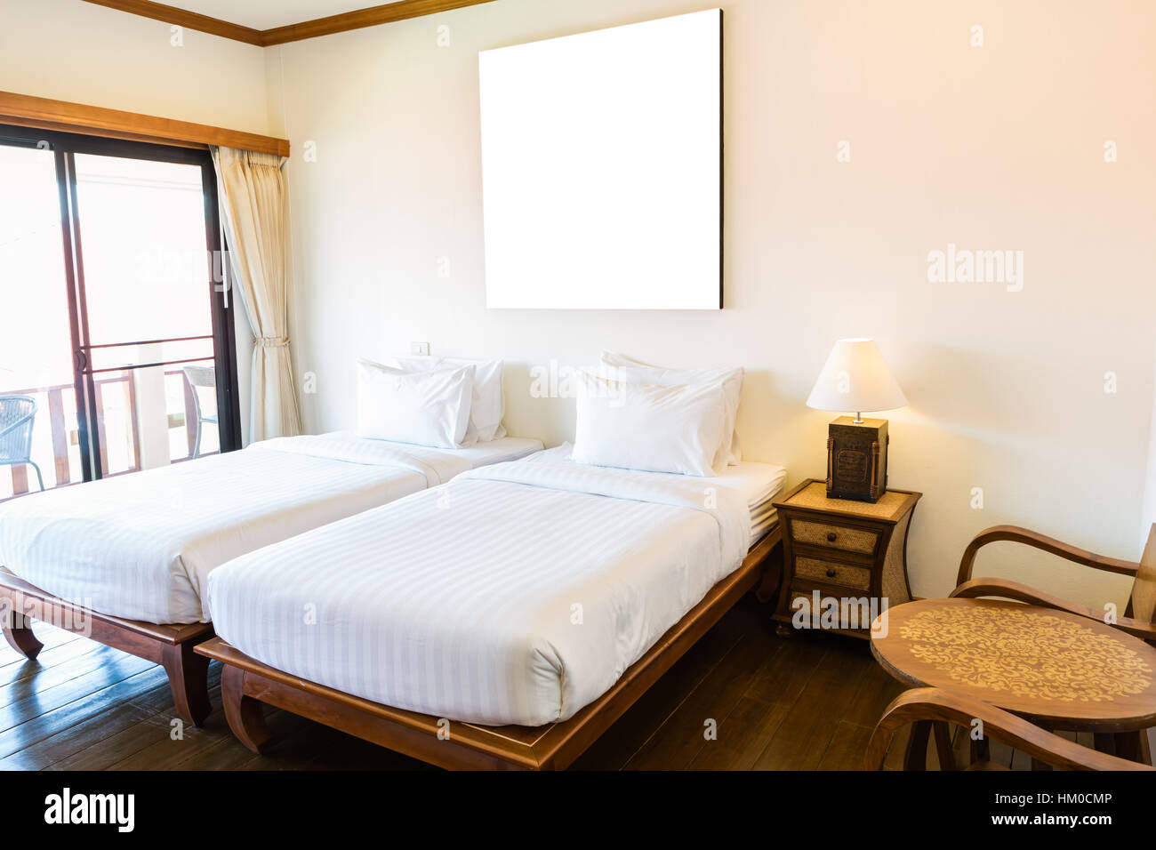 Interior of modern comfortable hotel room Stock Photo - Alamy