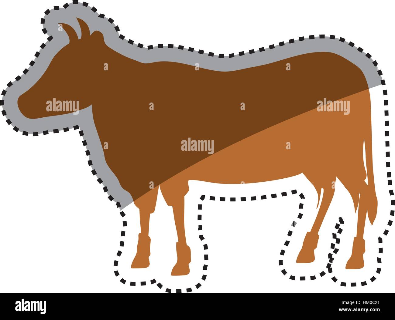Beef meal silhouette icon vector illustration graphic design Stock ...