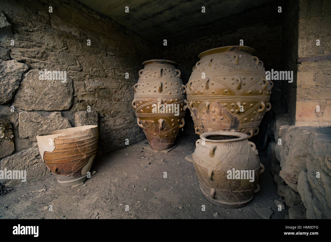 Minoan storage jars at knossos hi-res stock photography and images - Alamy