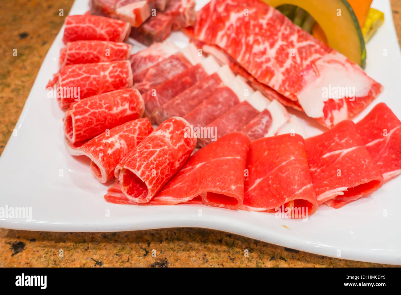 Raw fresh beef Stock Photo - Alamy