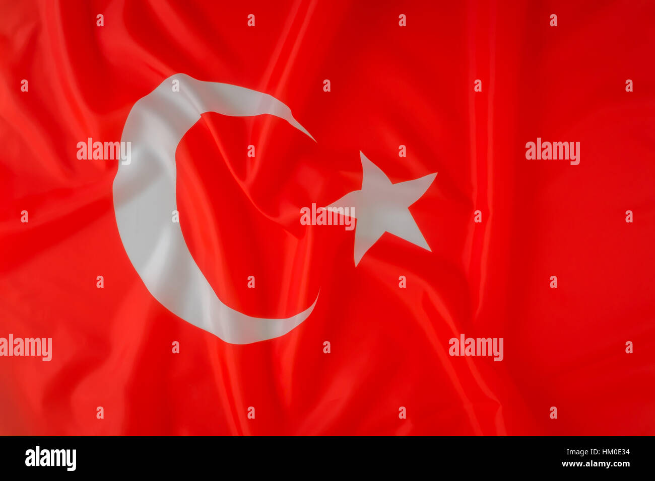 Flags of Turkey Stock Photo - Alamy
