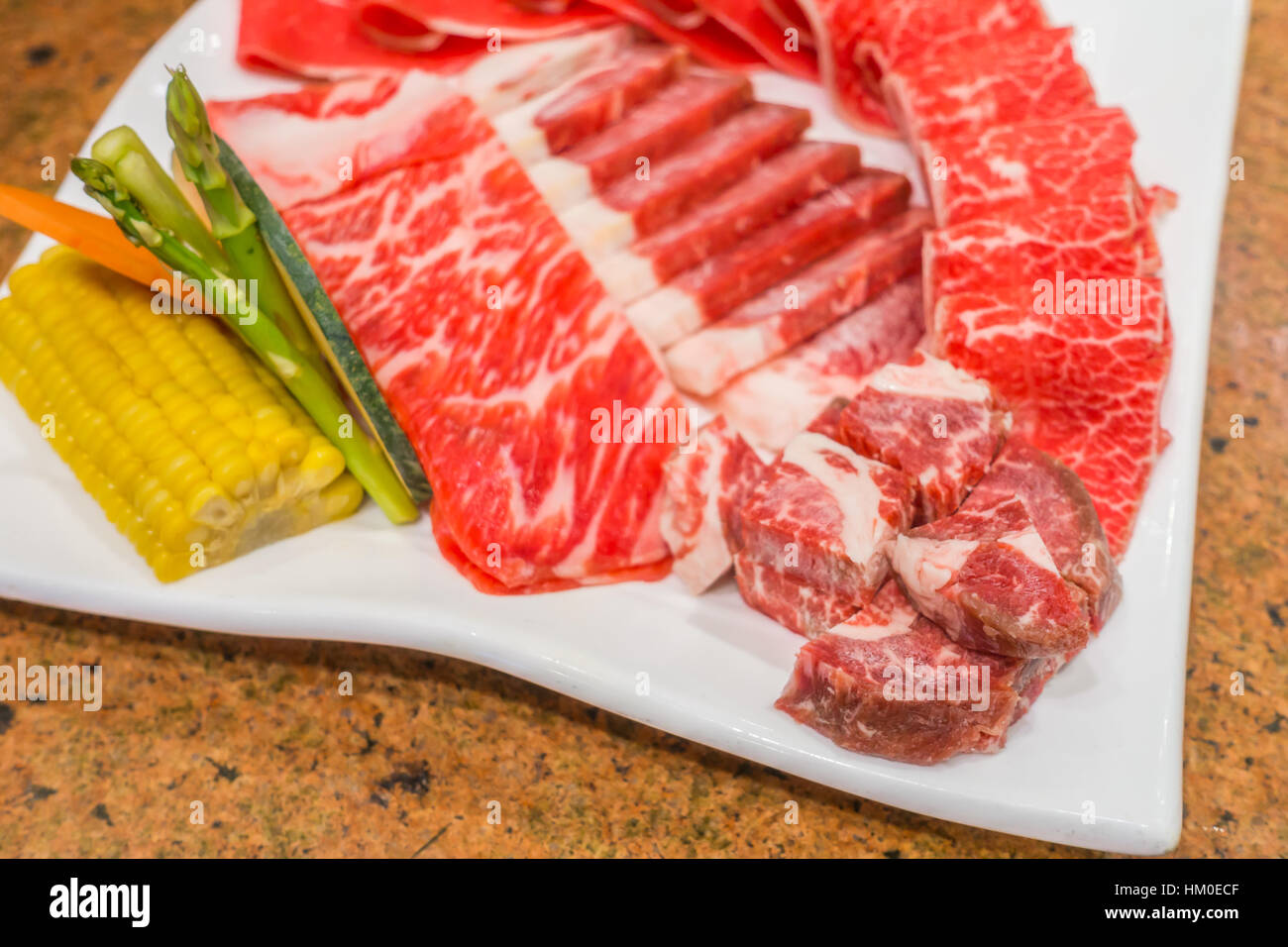 Raw fresh beef Stock Photo - Alamy