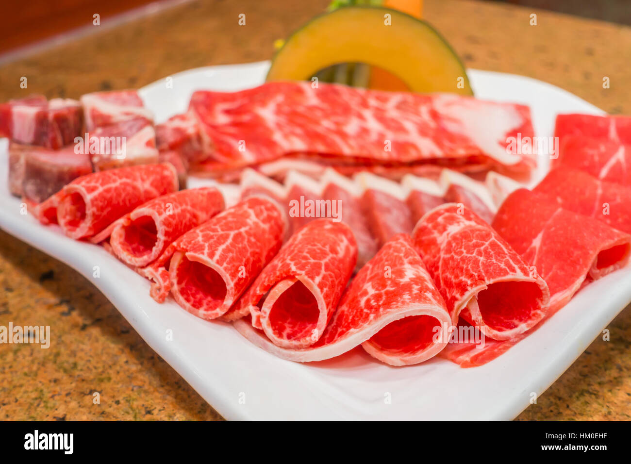 Raw fresh beef Stock Photo - Alamy