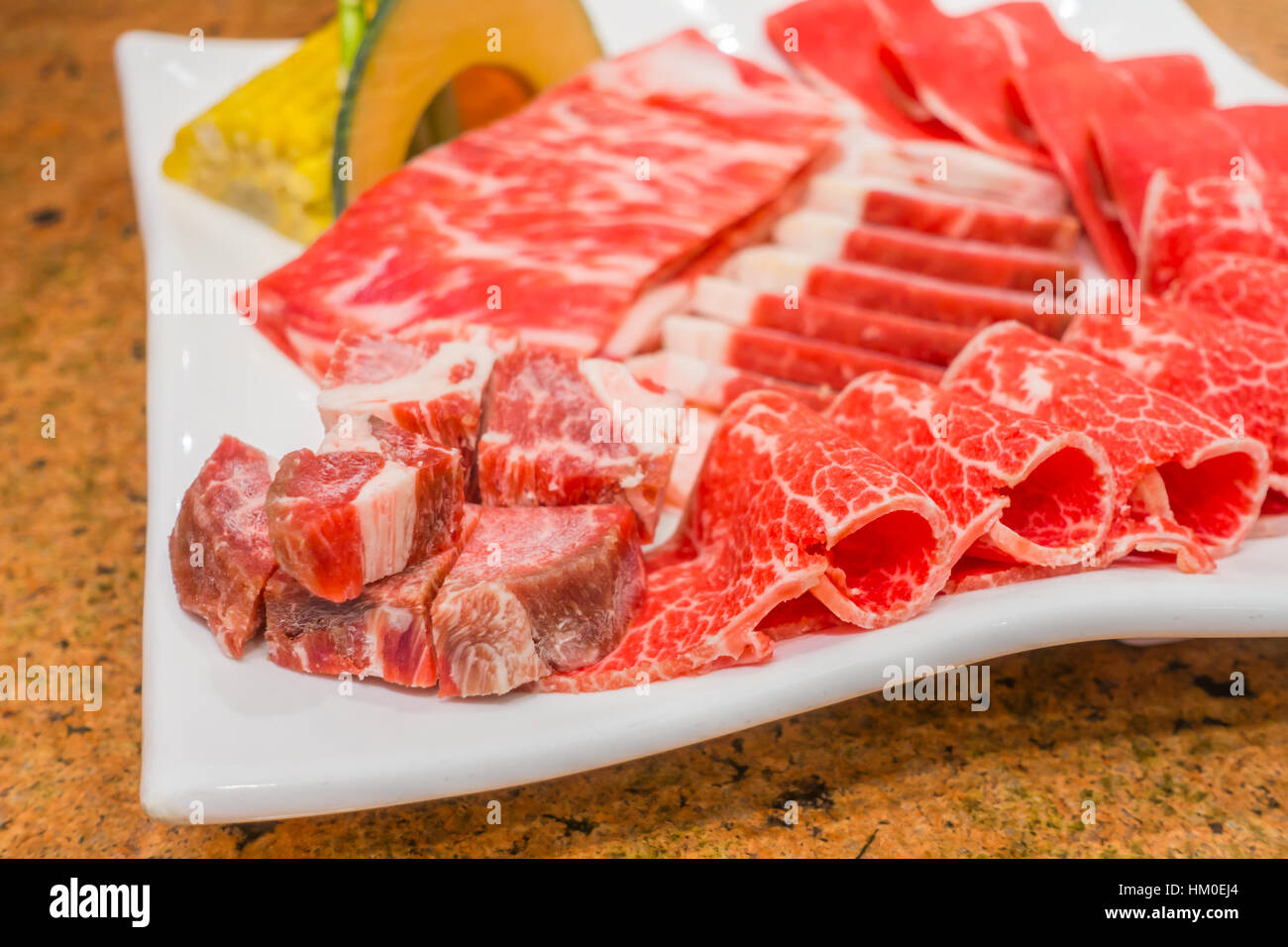 Raw fresh beef Stock Photo - Alamy