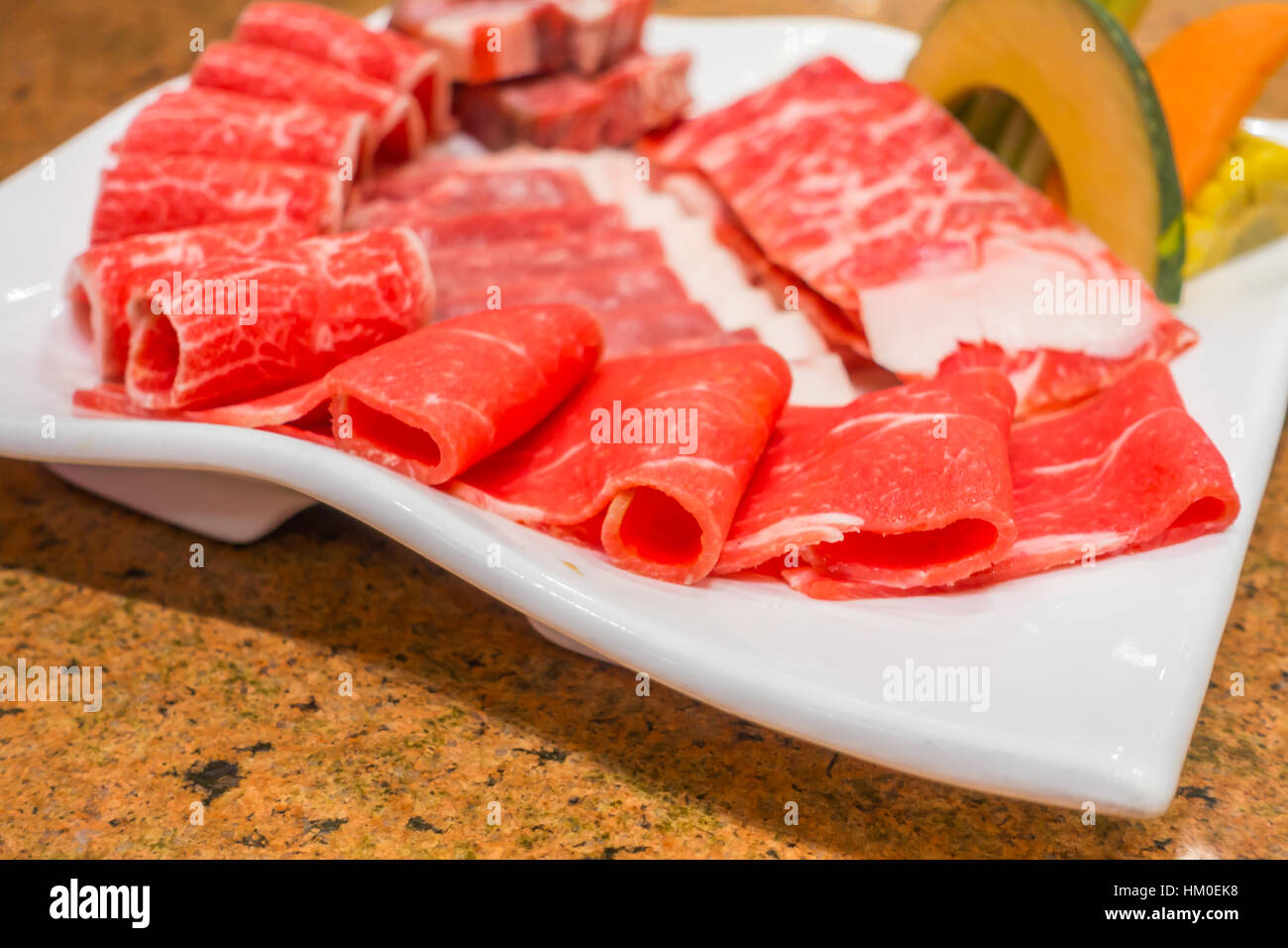 Raw fresh beef Stock Photo - Alamy