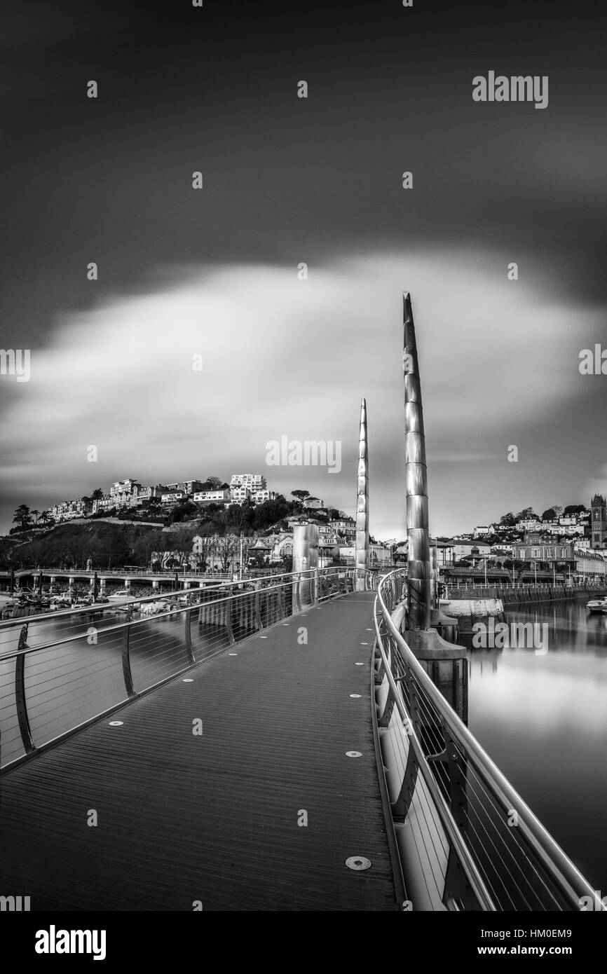 Torquay Harbour Bridge Stock Photo - Alamy