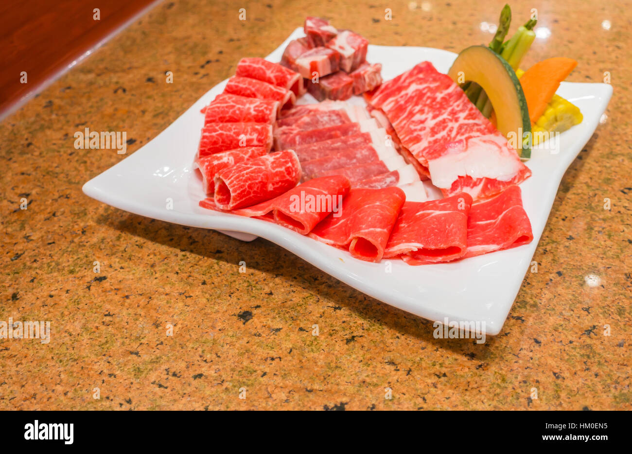 Raw fresh beef Stock Photo - Alamy