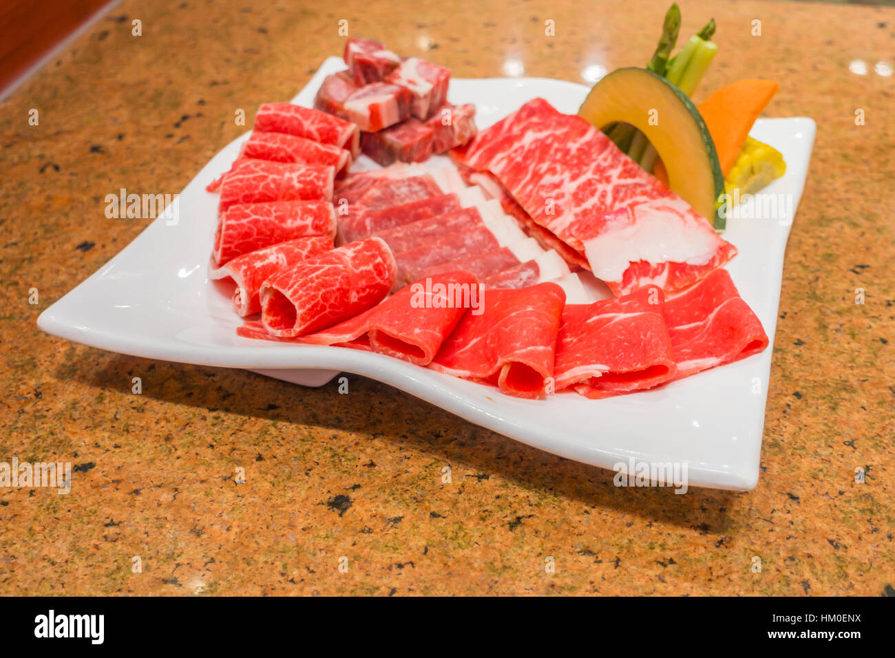 Raw fresh beef Stock Photo - Alamy