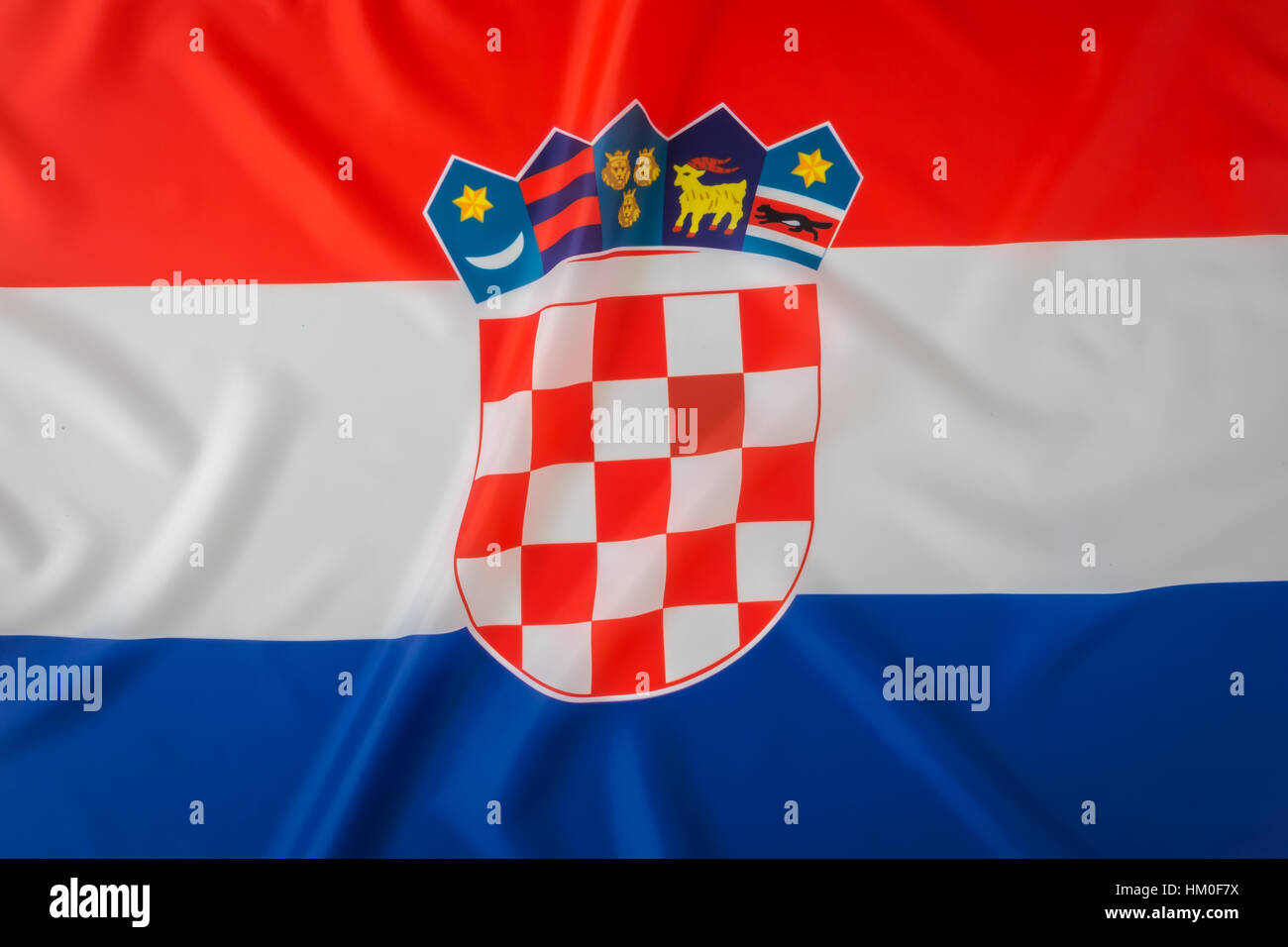 Flag of Croatia Stock Photo - Alamy