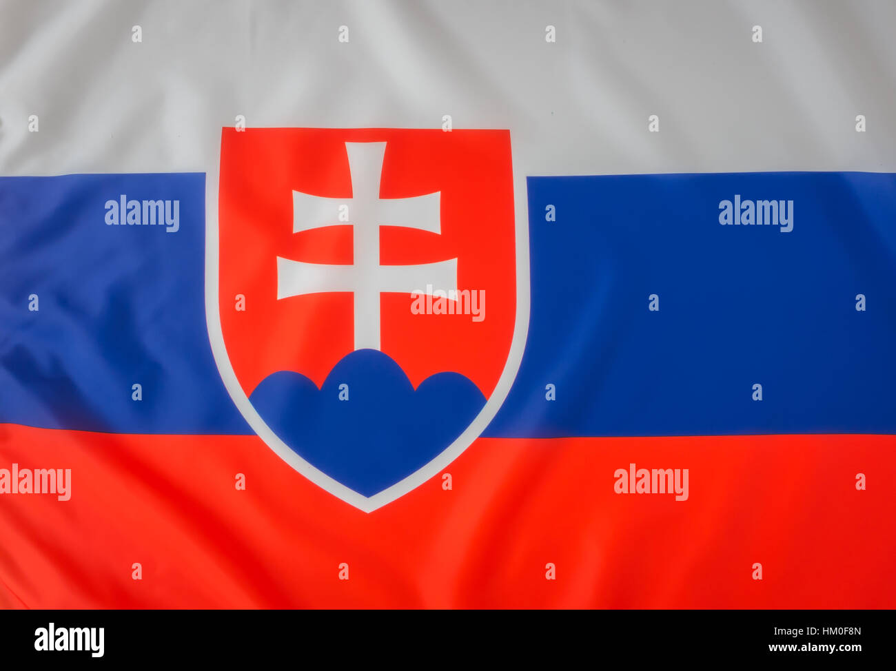 Flags of Slovakia Stock Photo - Alamy