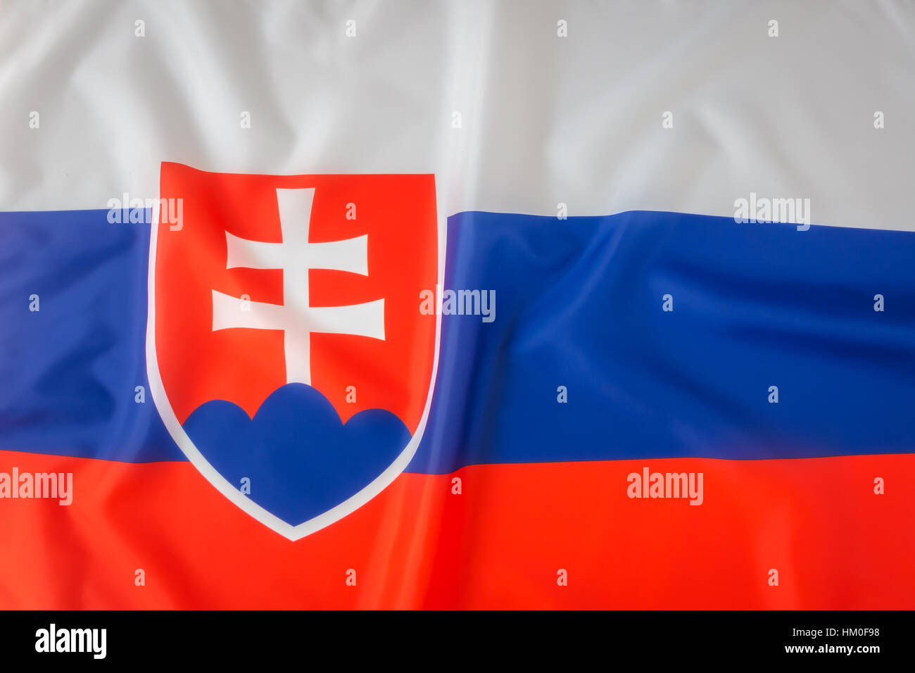 Flags of Slovakia Stock Photo - Alamy