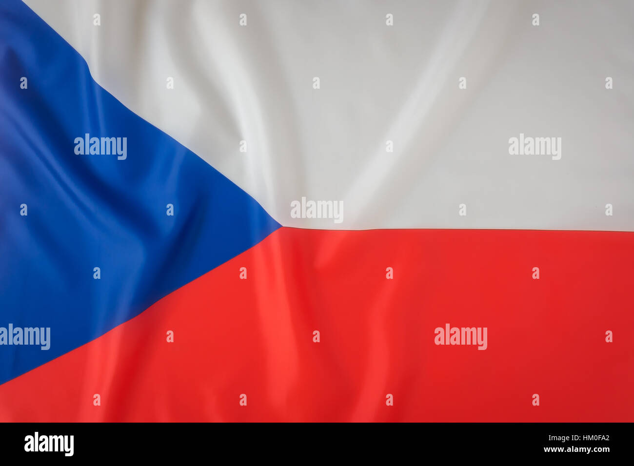Czech flag fabric motion hi-res stock photography and images - Alamy