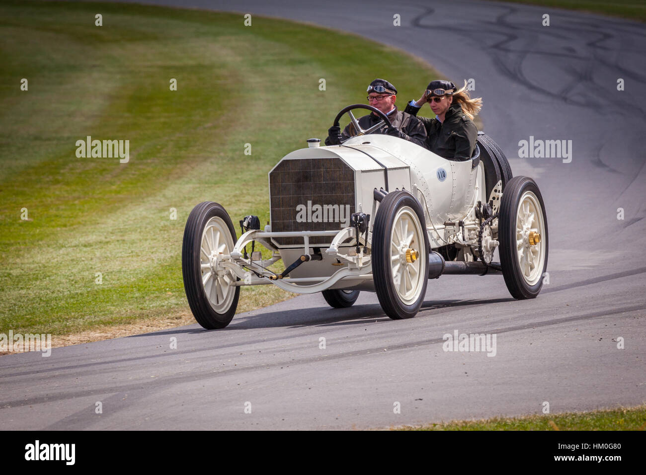 1908 Mercedes Grand Prix racing car at Goodwood Festival of Speed 2014 ...