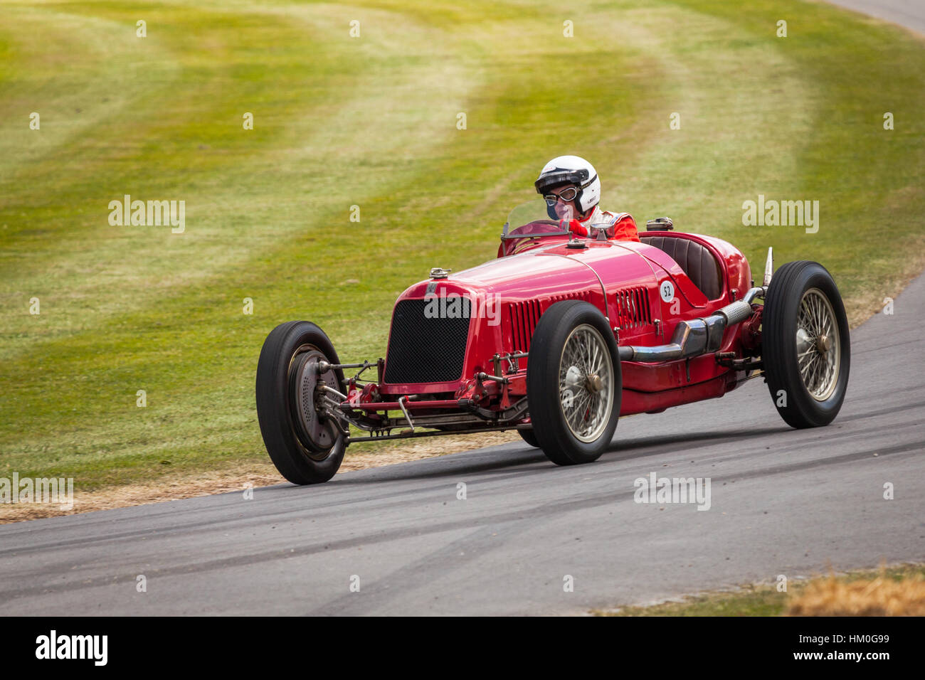 Maserati 8C racing car at Goodwood Festival of Speed 2014 Stock Photo ...
