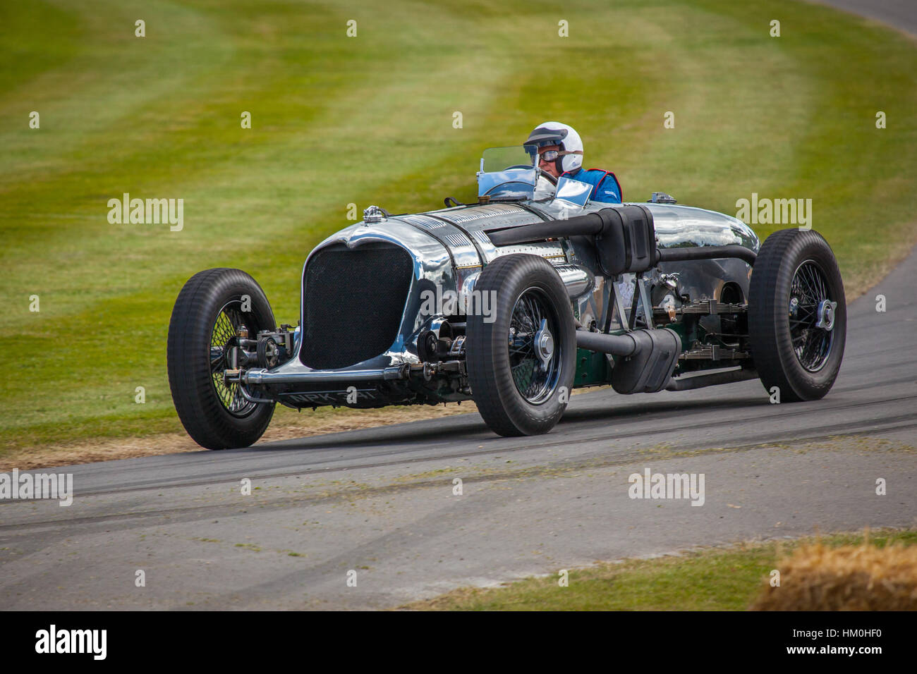 Napier Railton racing car at Goodwood Festival of Speed 2014 Stock ...