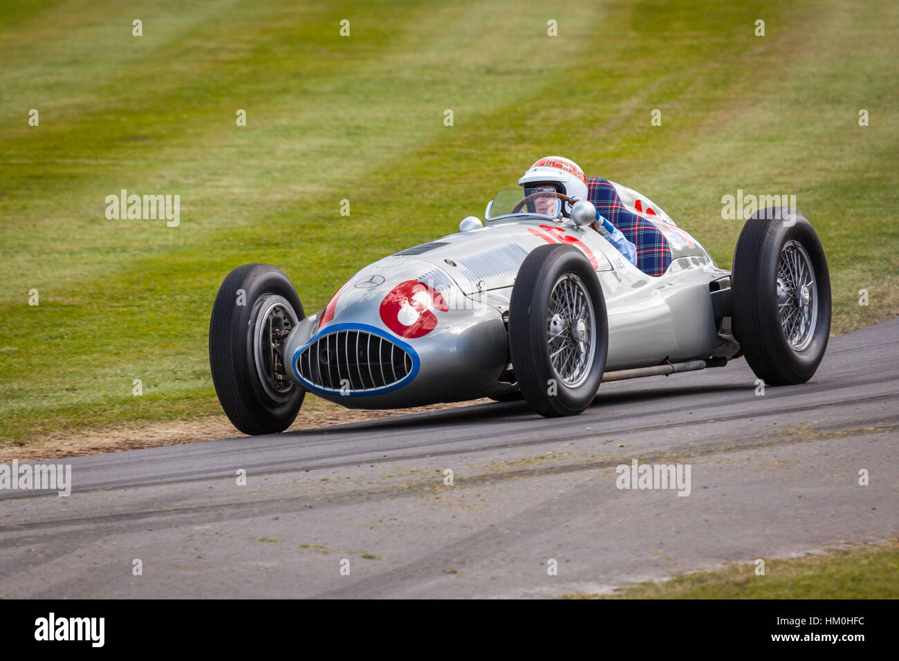 Mercedes-Benz W165 racing car at Goodwood Festival of Speed 2014 Stock ...
