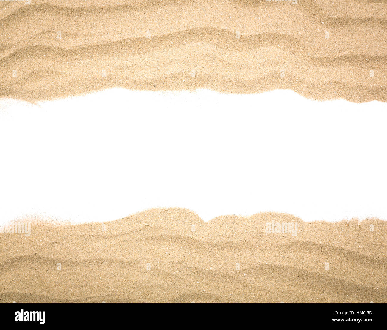 Beach sand scattering isolated on white background Stock Photo - Alamy