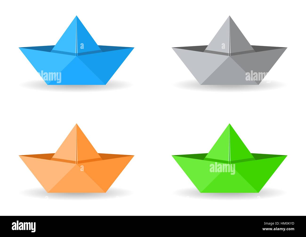 Four sail boats Stock Vector Images - Alamy