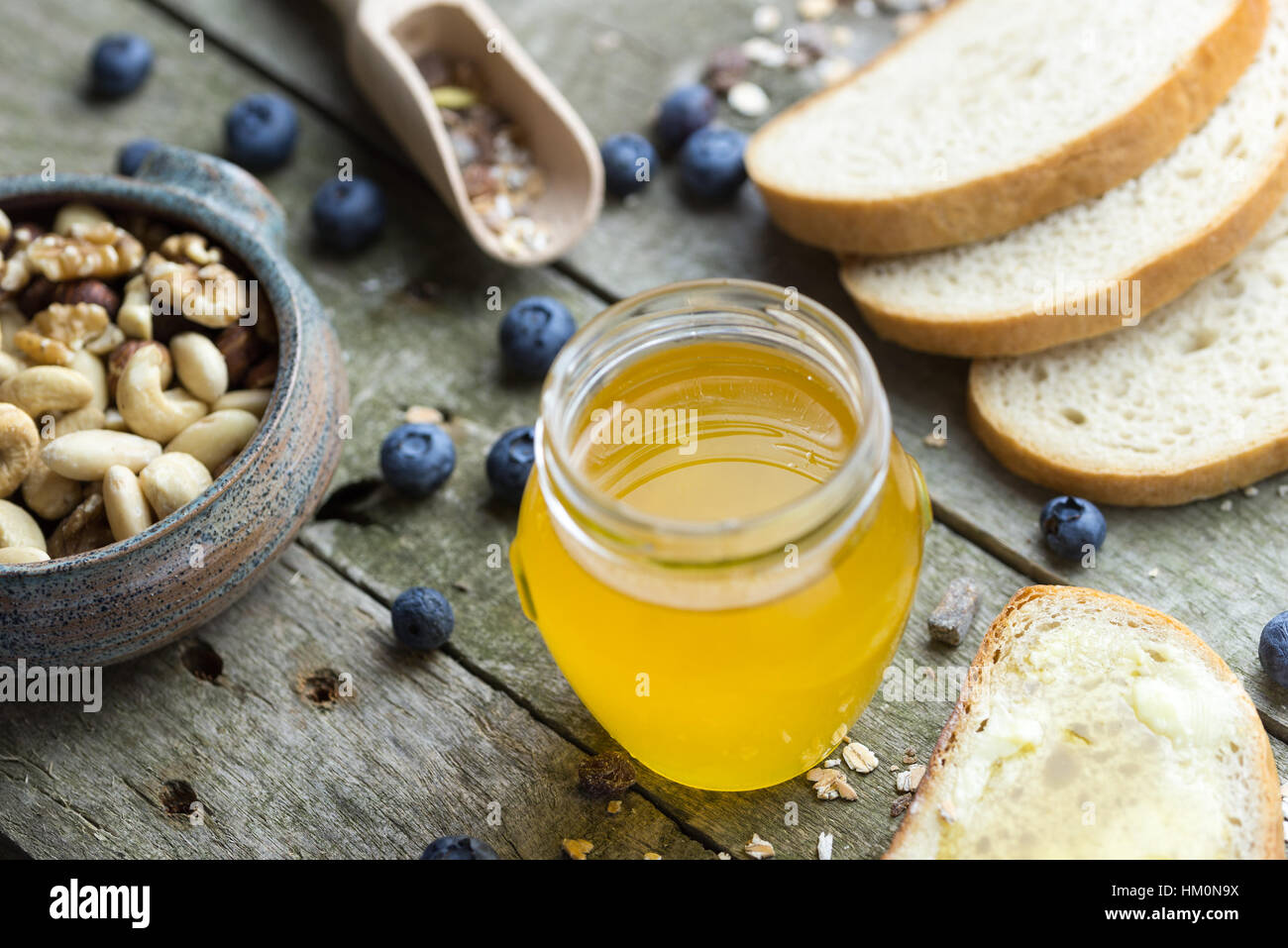 Healthy morning breakfast honey hi-res stock photography and images - Alamy