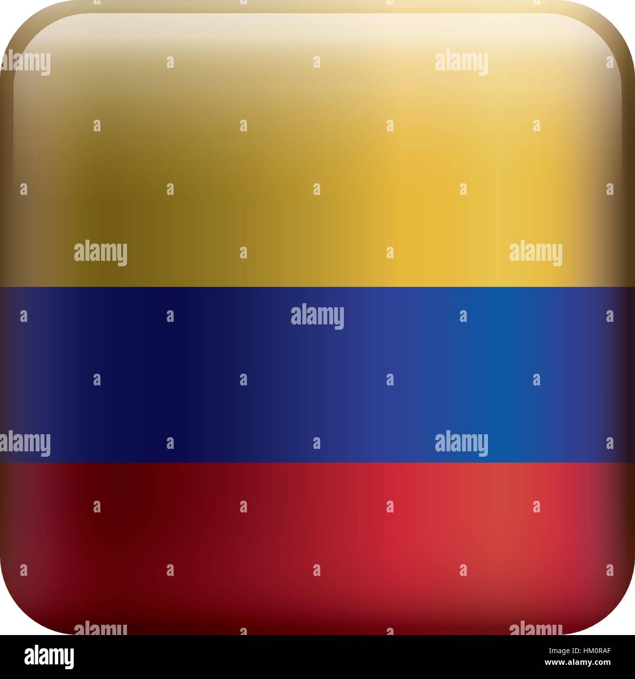 square with colors colombian flag vector illustration Stock Vector ...