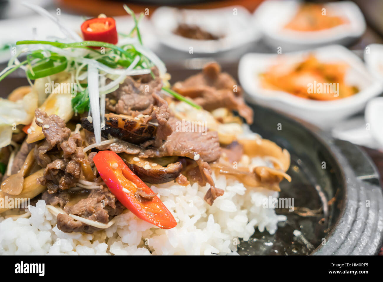 Korean traditional food Stock Photo - Alamy