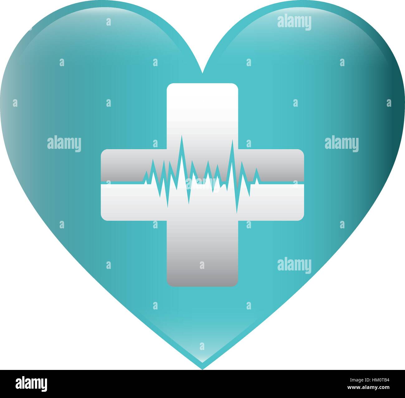 Silhouette heartbeat cardio vital sign hi-res stock photography and ...