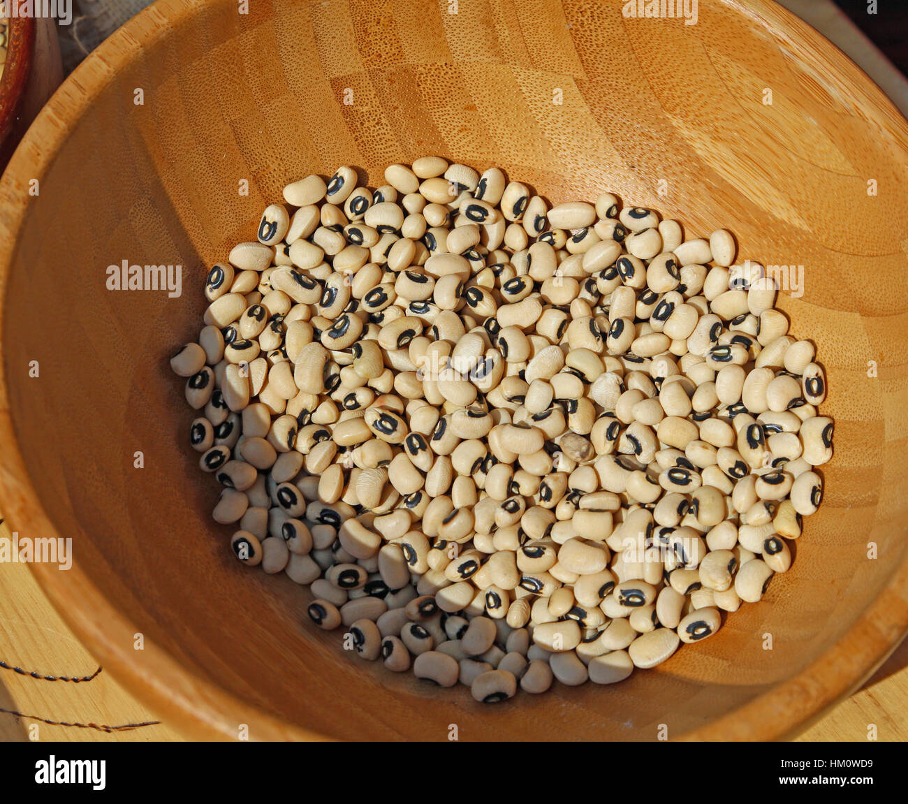 rare beans with a black speck called beans with the eye Stock Photo - Alamy