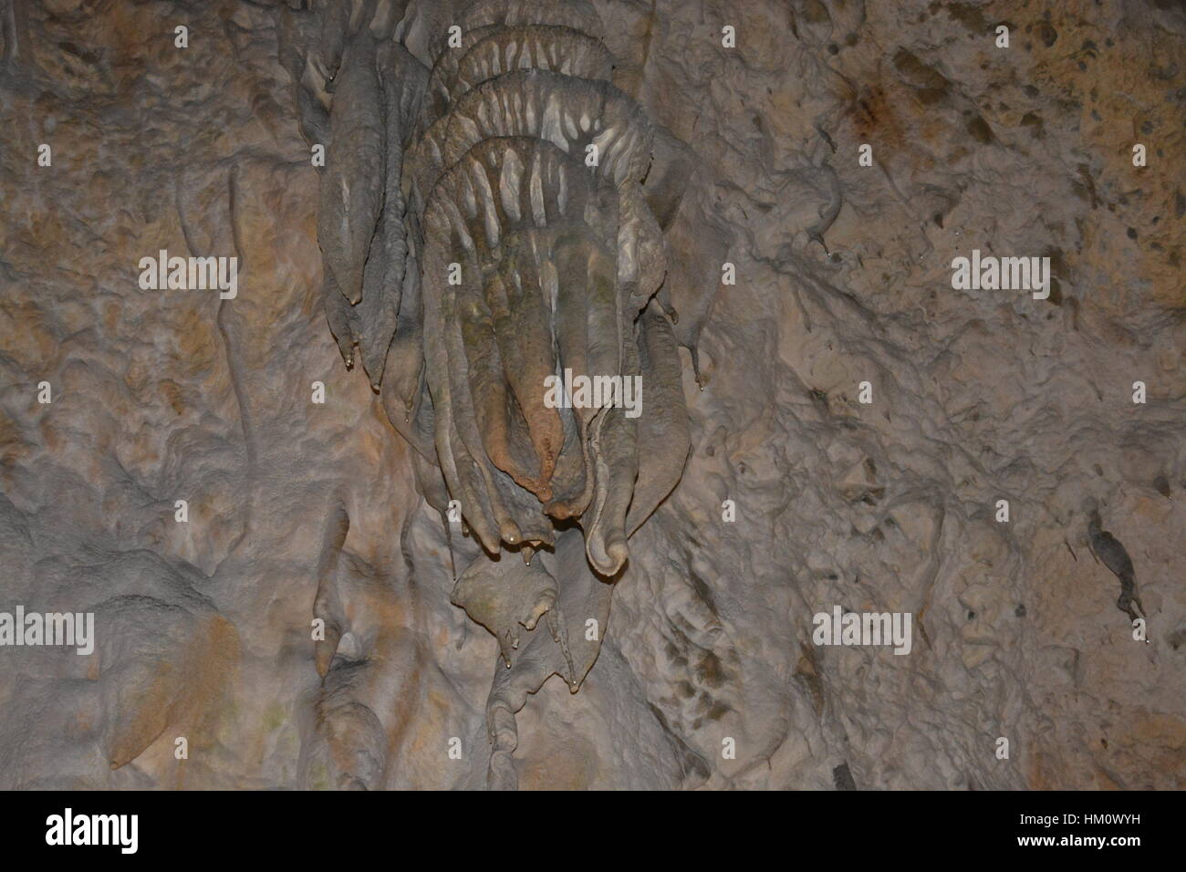 Beautiful cave drapery Stock Photo - Alamy