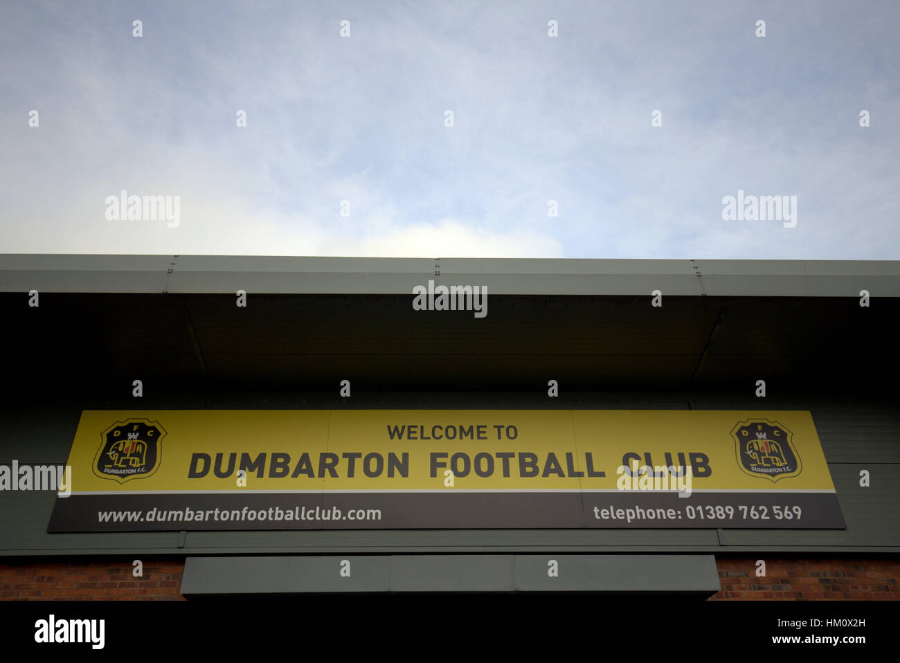 Dumbarton football stadium hi-res stock photography and images - Alamy