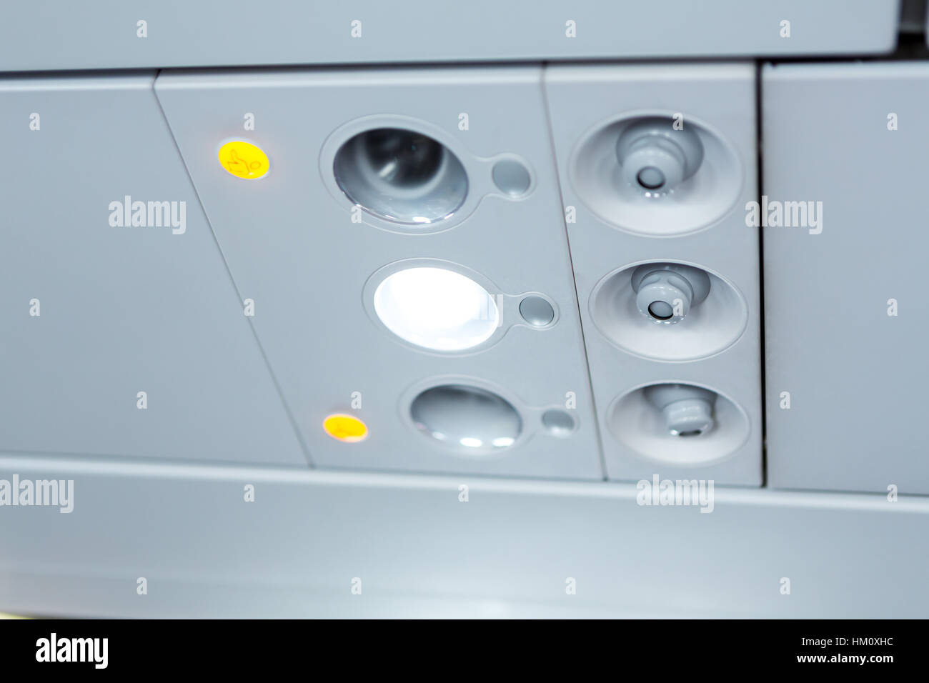 Control panel above aircraft seat hi-res stock photography and images ...