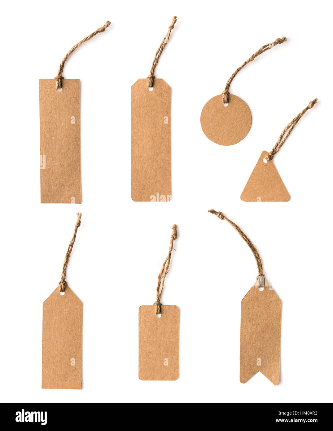 Carton tags on white hi-res stock photography and images - Alamy