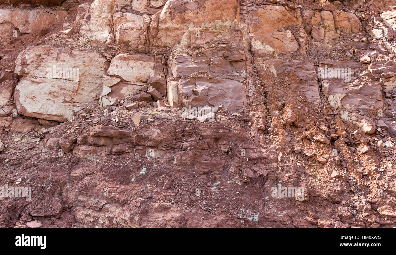 Soil and rock structure Stock Photo - Alamy