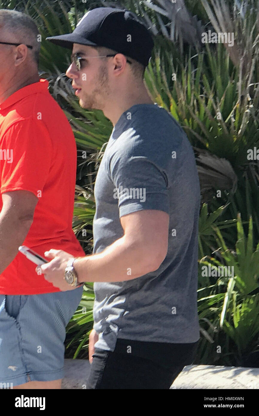 Nick Jonas spotted in Miami Beach, Florida. Featuring: Nick Jonas Where ...