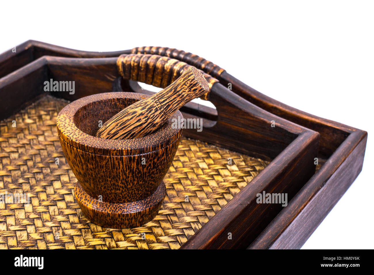Kitchen utensils made from coconut Stock Photo - Alamy