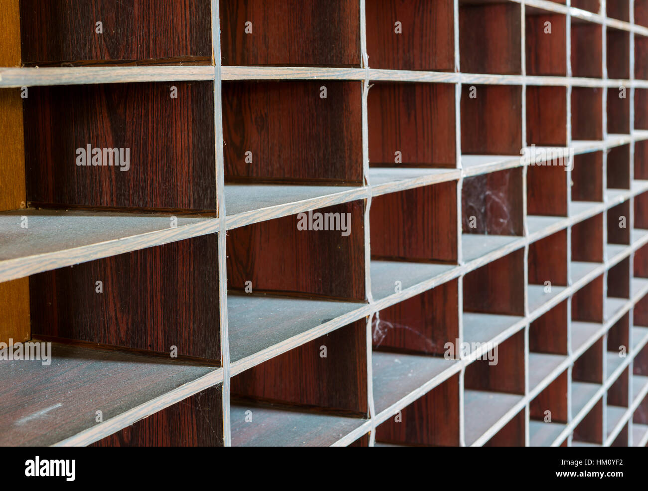 Old wood shelf Stock Photo - Alamy