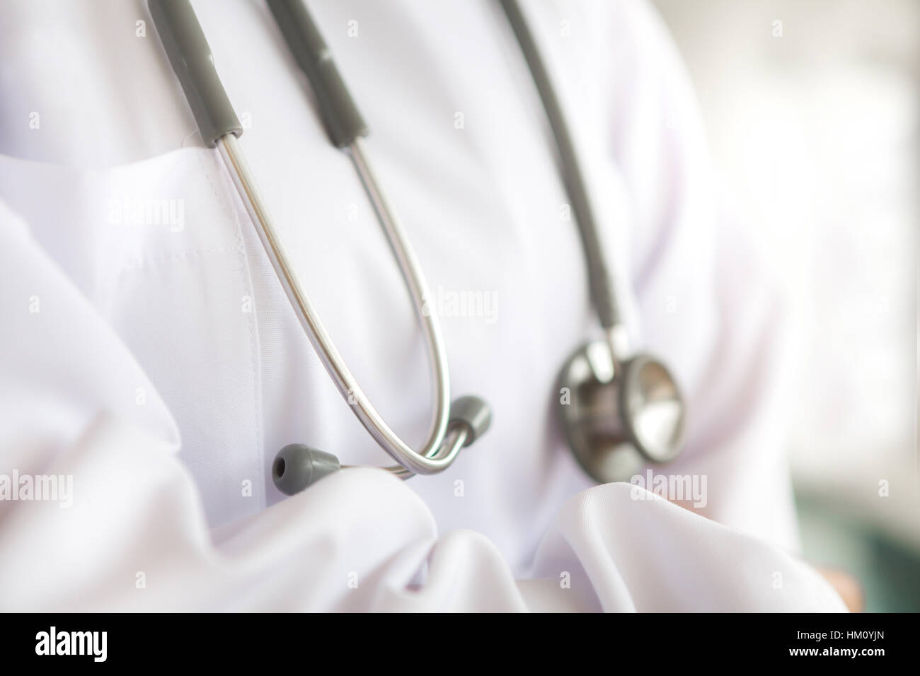 Doctor with stethoscope Stock Photo - Alamy