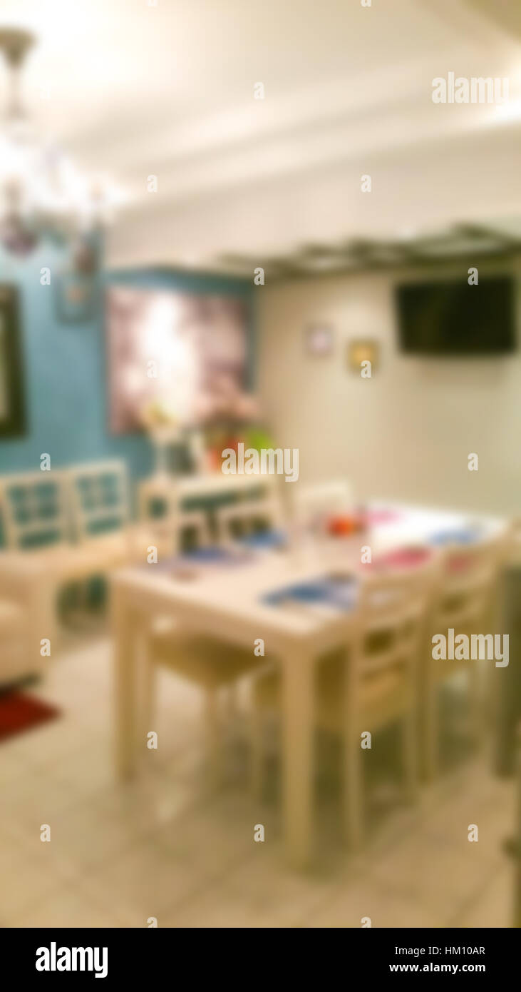 Abstract blur restaurant background Stock Photo - Alamy