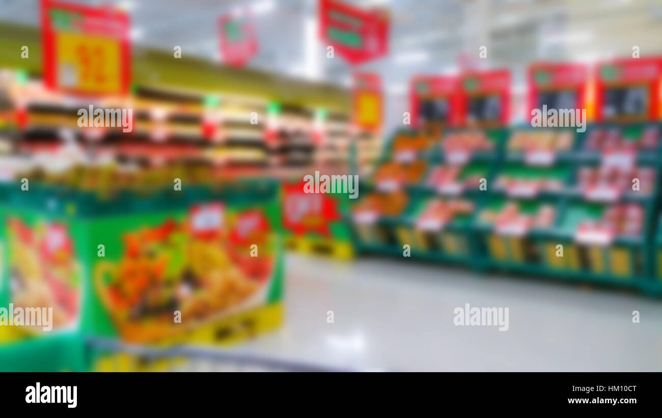 Abstract blur vegetable and fruit in supermarket Stock Photo - Alamy