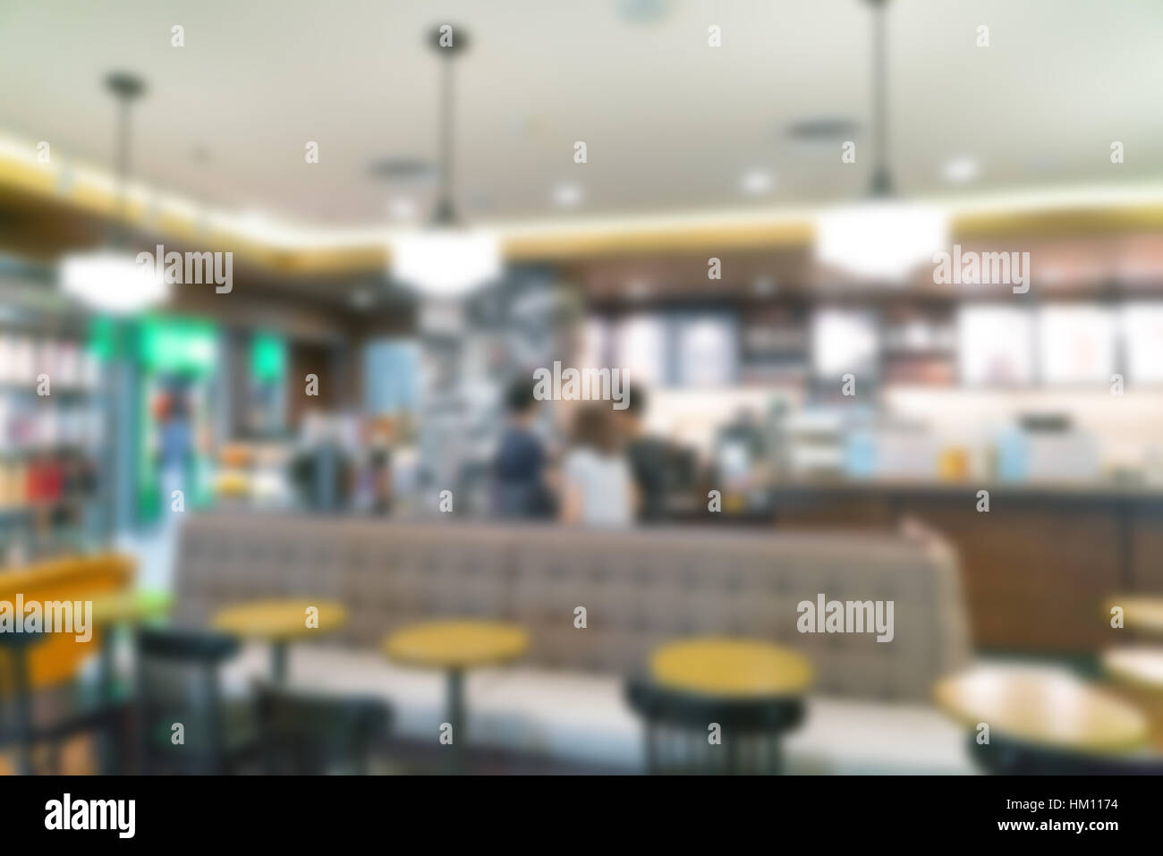 Coffee shop blur background Stock Photo - Alamy