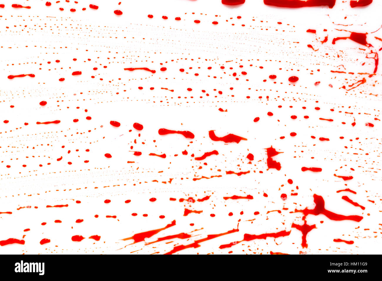Halloween concept : Blood splatter on white background Stock Photo - Alamy